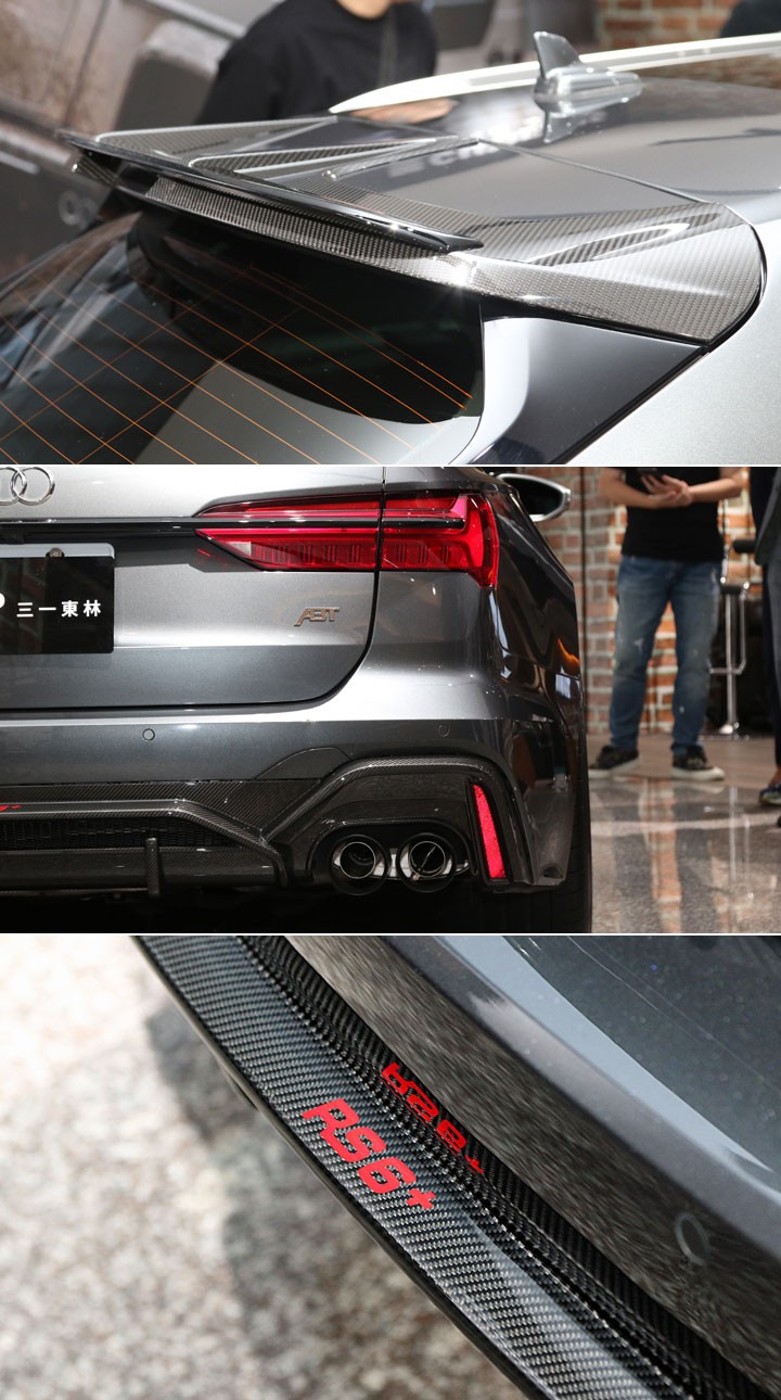 RS 6已经够强了，实拍ABT改装版本实车，气场直逼超跑