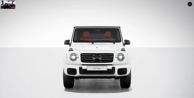 原装进口25款奔驰G450d 新款大G白车红内海外直发价